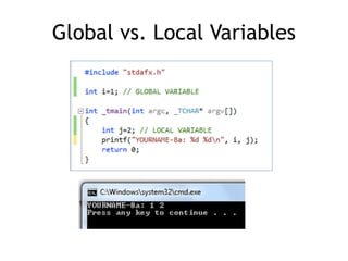 CNIT 126 6: Recognizing C Code Constructs in Assembly | PDF