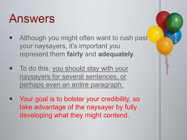 They Say, I Say: Ch 6 | PPTX