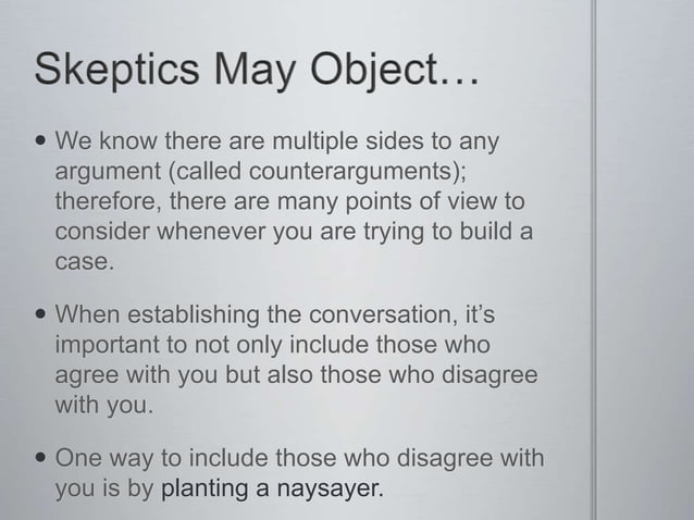 They Say, I Say: Ch 6 | PPTX