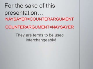 They Say, I Say: Ch 6 | PPTX