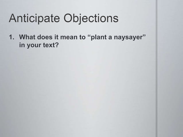 They Say, I Say: Ch 6 | PPTX