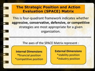 STRATEGIC MANAGEMENT CH6 : Strategy Analysis and Choice ( Economic and ...