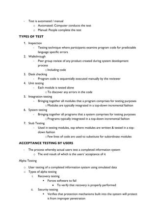 System Development Life Cycle | PDF