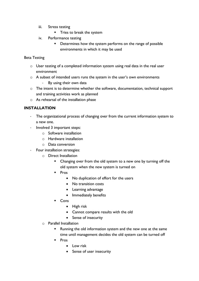 System Development Life Cycle | PDF