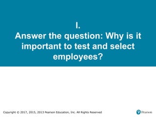 Employee Testing and selection /Human Resource Management | PPT