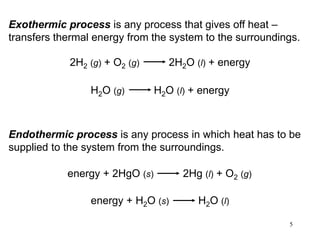 Ch6 Thermochemistry (old version) | PPT