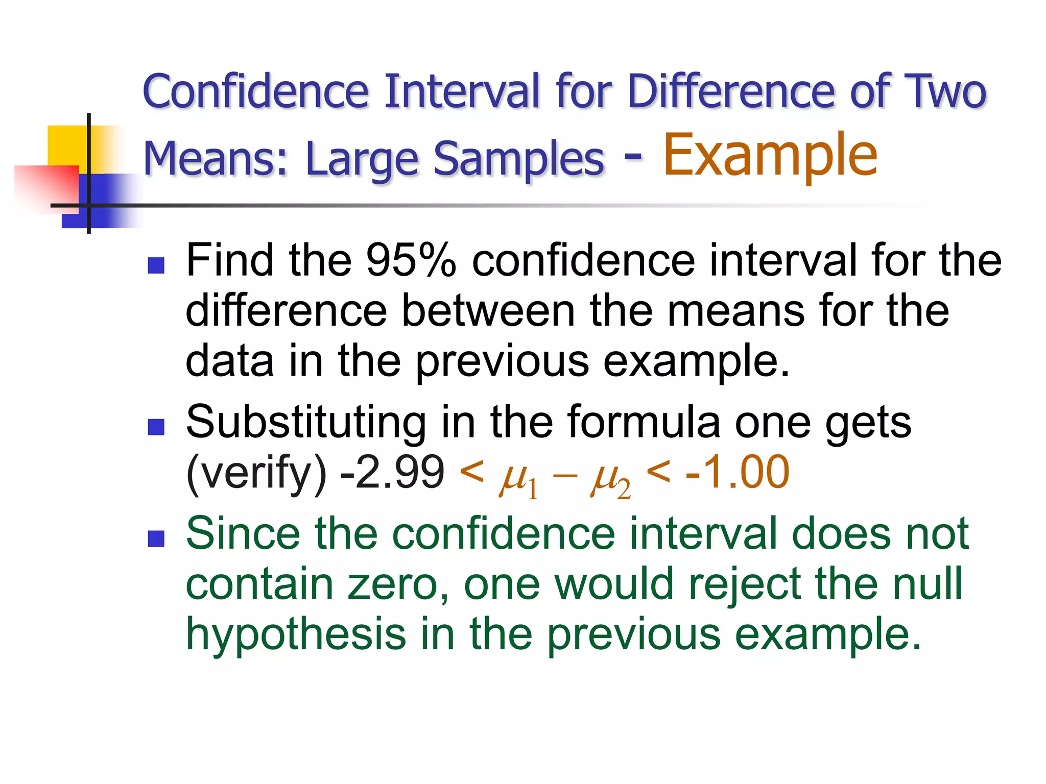 Ch6 Testing the Difference between Means, Variances | PPT