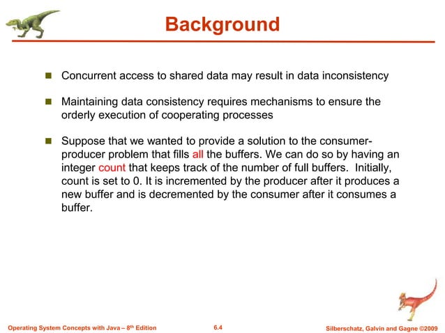 Process Synchronisation Operating System Ppt