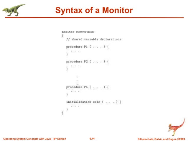 Process Synchronisation Operating System Ppt
