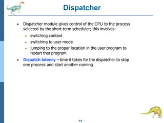 Operating Systems - CPU Scheduling Process | PPTX