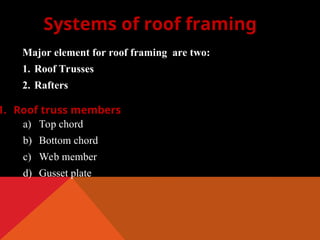 Building Construction, Roof Construction | PPT