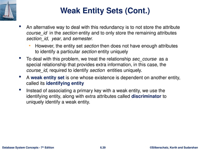 Database Design Using The ER Model PPT | PPTX