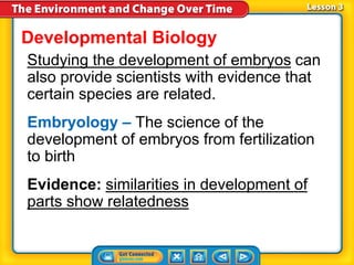 Ch. 6.3 Evidence of Evolution | PPT