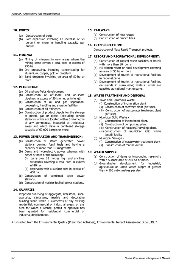 Ch 6 authority requirement and documentation | PDF