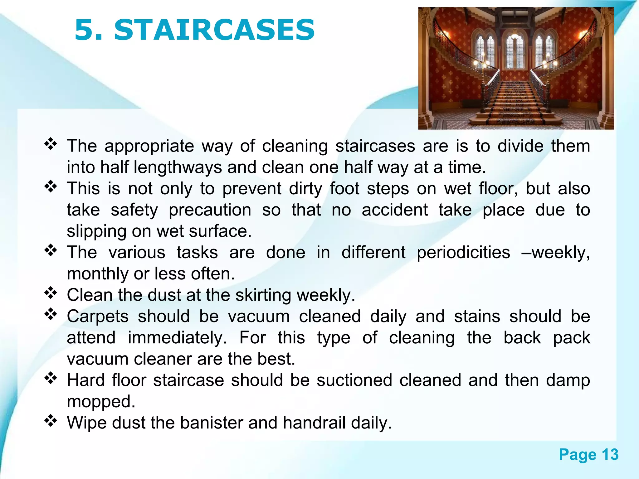 HOUSEKEEPING OPERATION: CLEANING PUBLIC AREAS | PPT