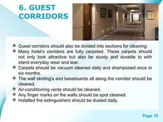 HOUSEKEEPING OPERATION: CLEANING PUBLIC AREAS | PPT