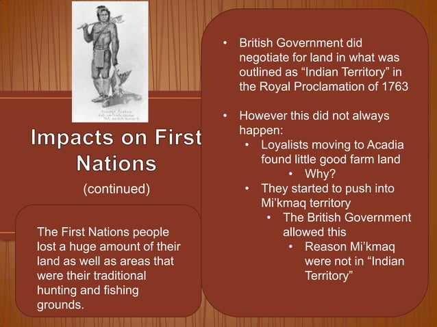 Ch 6 day 9 - the loyalist migration impacts | PPTX | North America ...