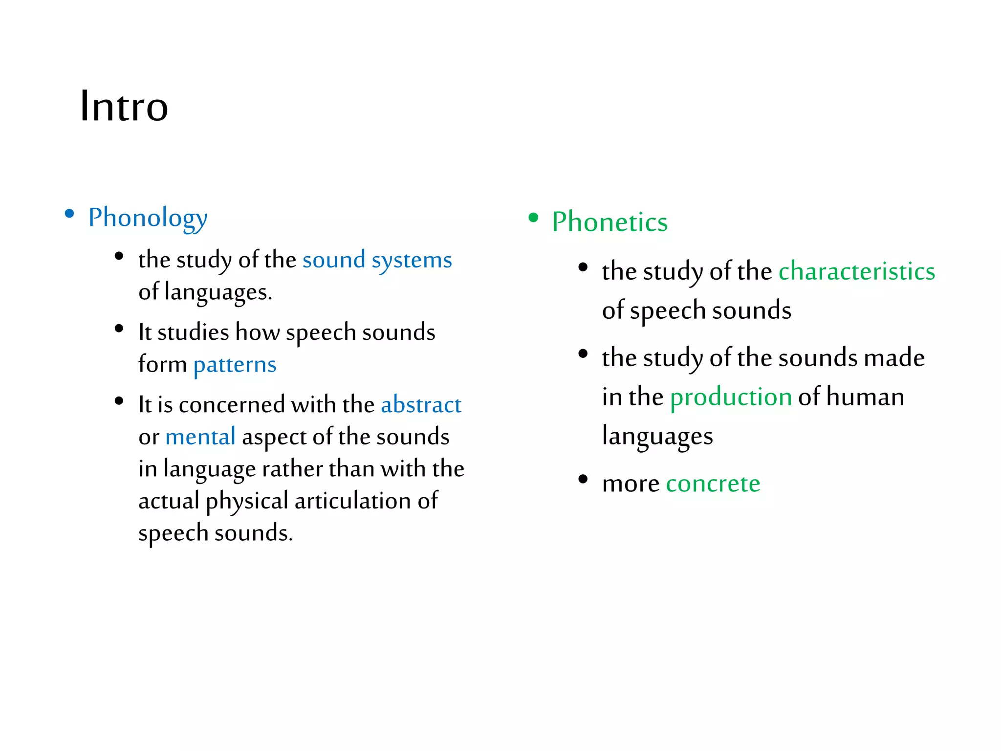 English Phonology - 01-Intro & Organs of Speech | PPTX
