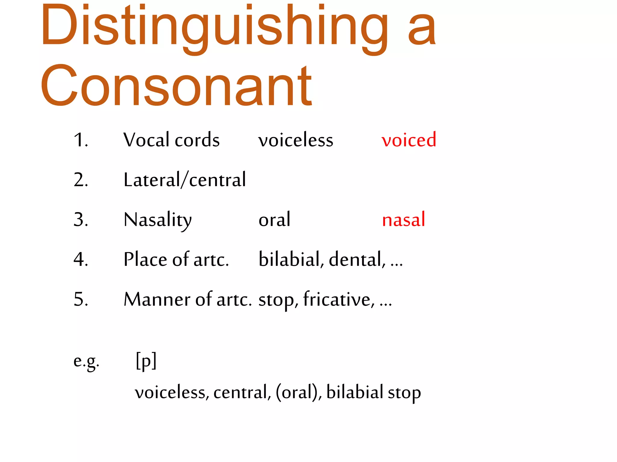 English Phonology - 03-Manners of Articulation | PPTX