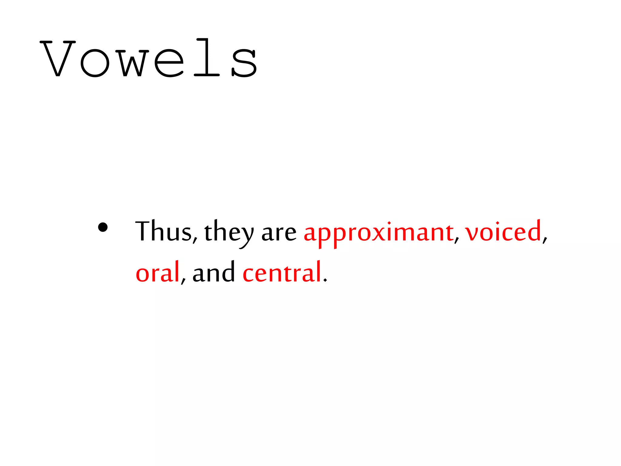 English Phonology - 04-Vowels and Dihptongs | PPT