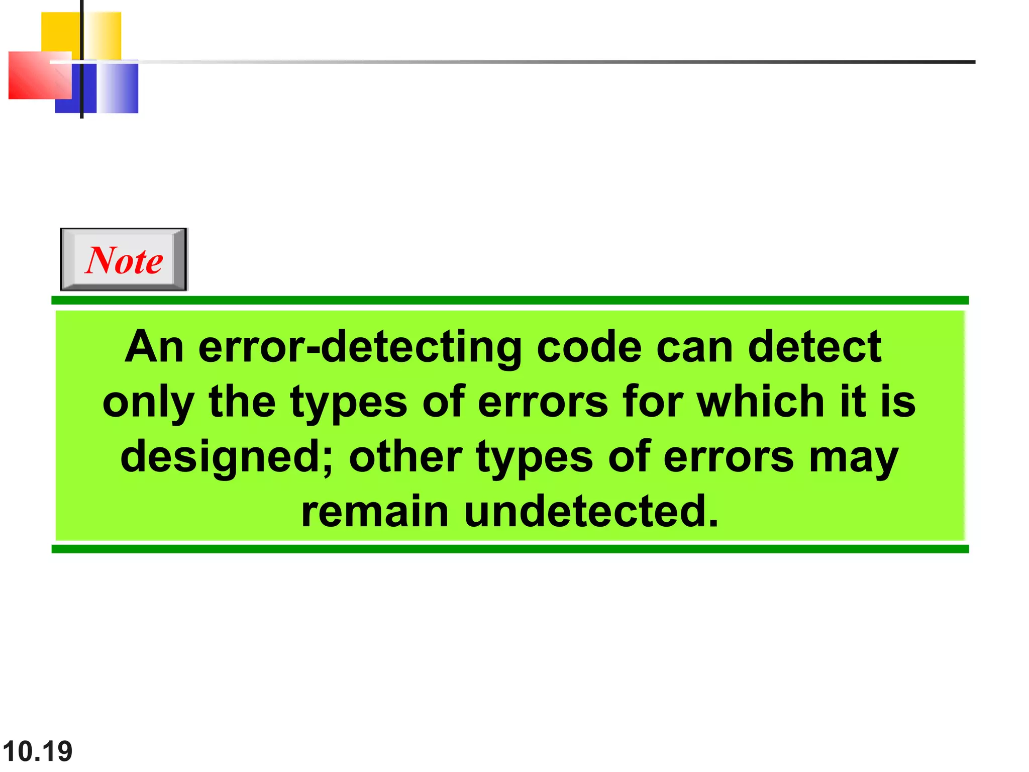 error detection correction | PPT