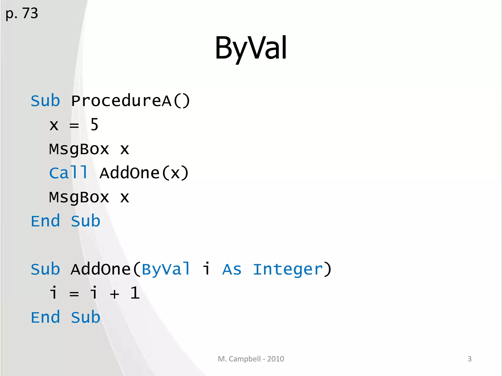 Unit 6: Functions and Subroutines - Part 2/2 | PPT