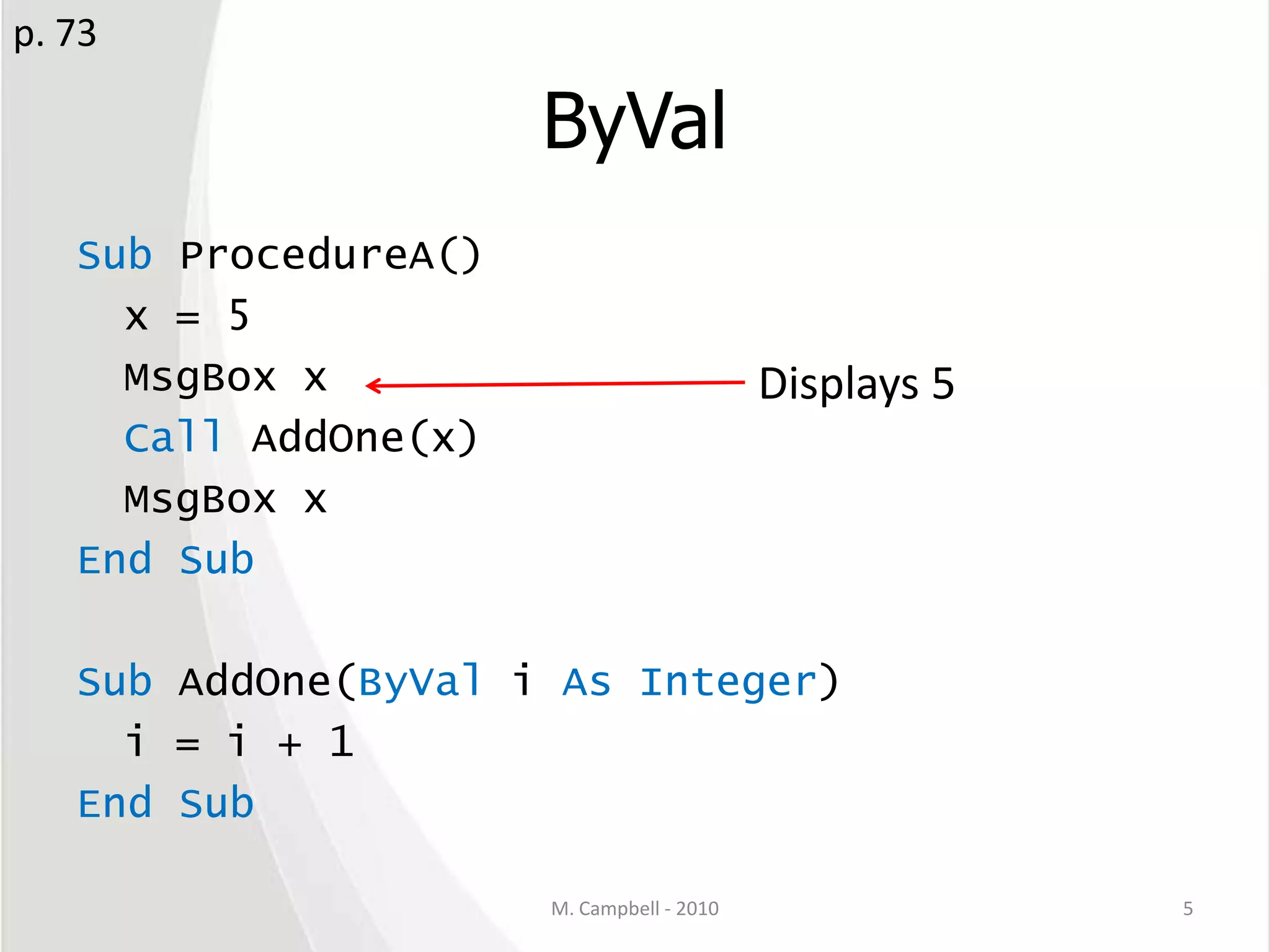 Unit 6: Functions and Subroutines - Part 2/2 | PPT