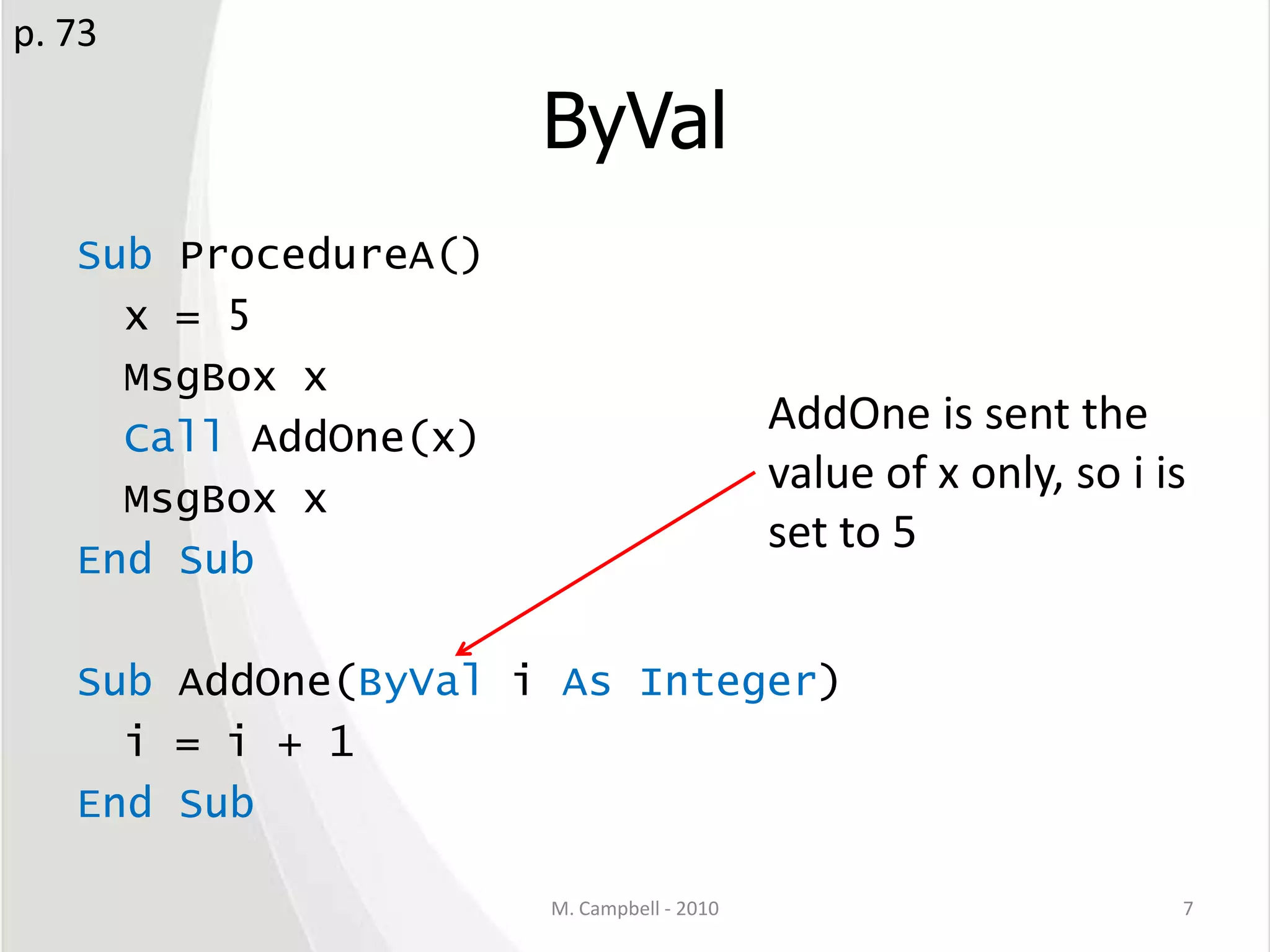 Unit 6: Functions and Subroutines - Part 2/2 | PPT