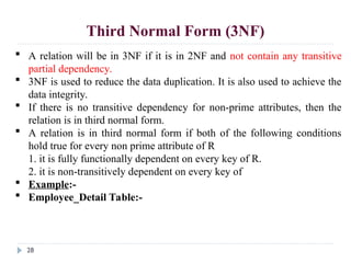 Chapter six - Normalization.ppt fundamental of db | PPT