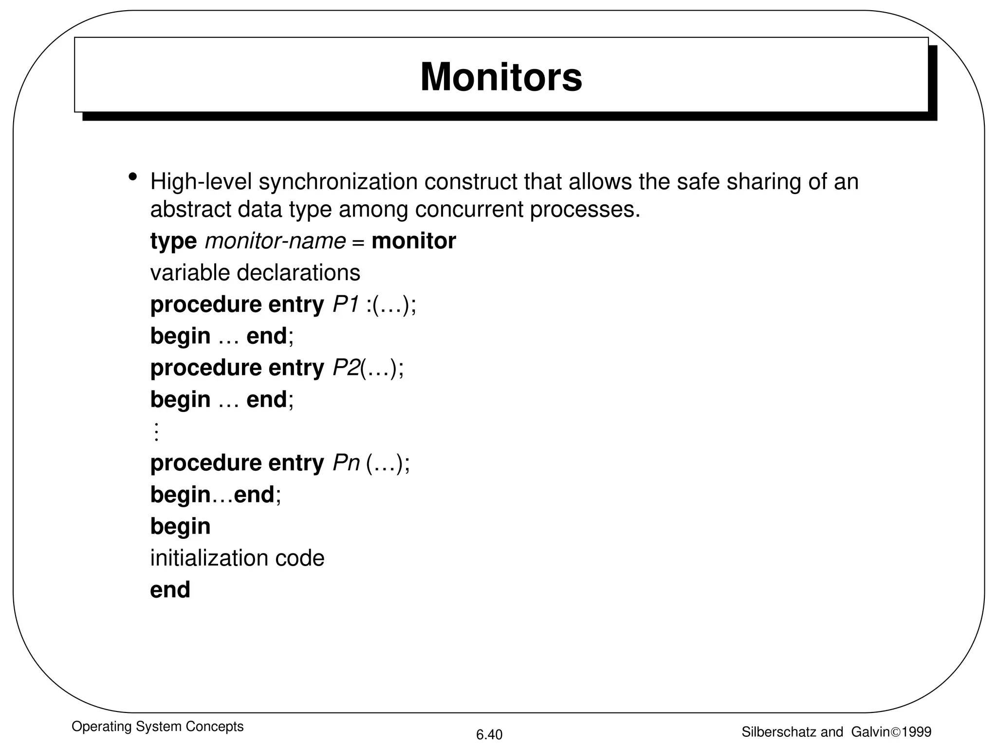 Chapter 5 Process Synchronization 22 Ppt