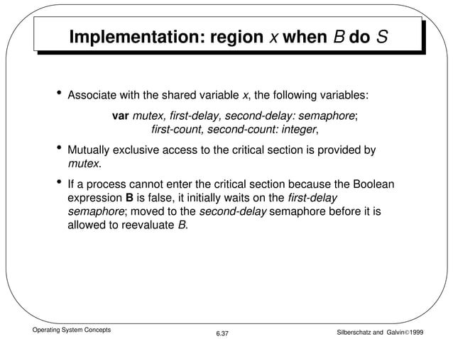 Chapter 5 Process Synchronization 22 Ppt
