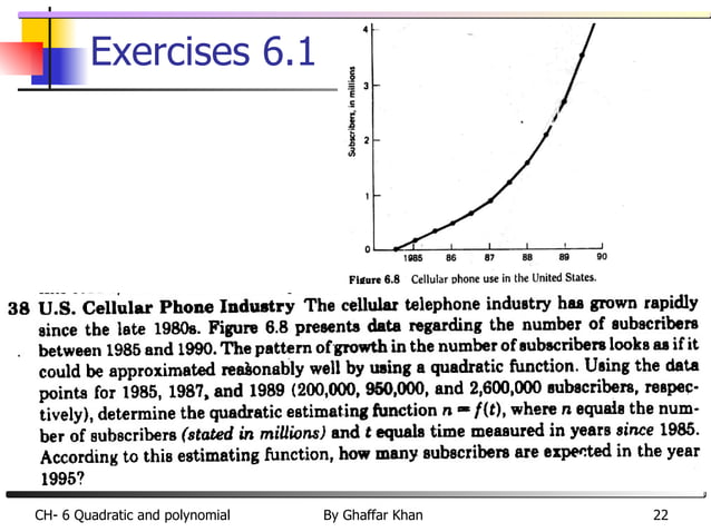 Quadratic And Polinomial Function Ppt