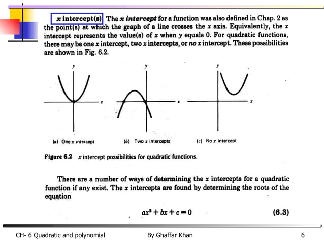 Quadratic And Polinomial Function | PPT