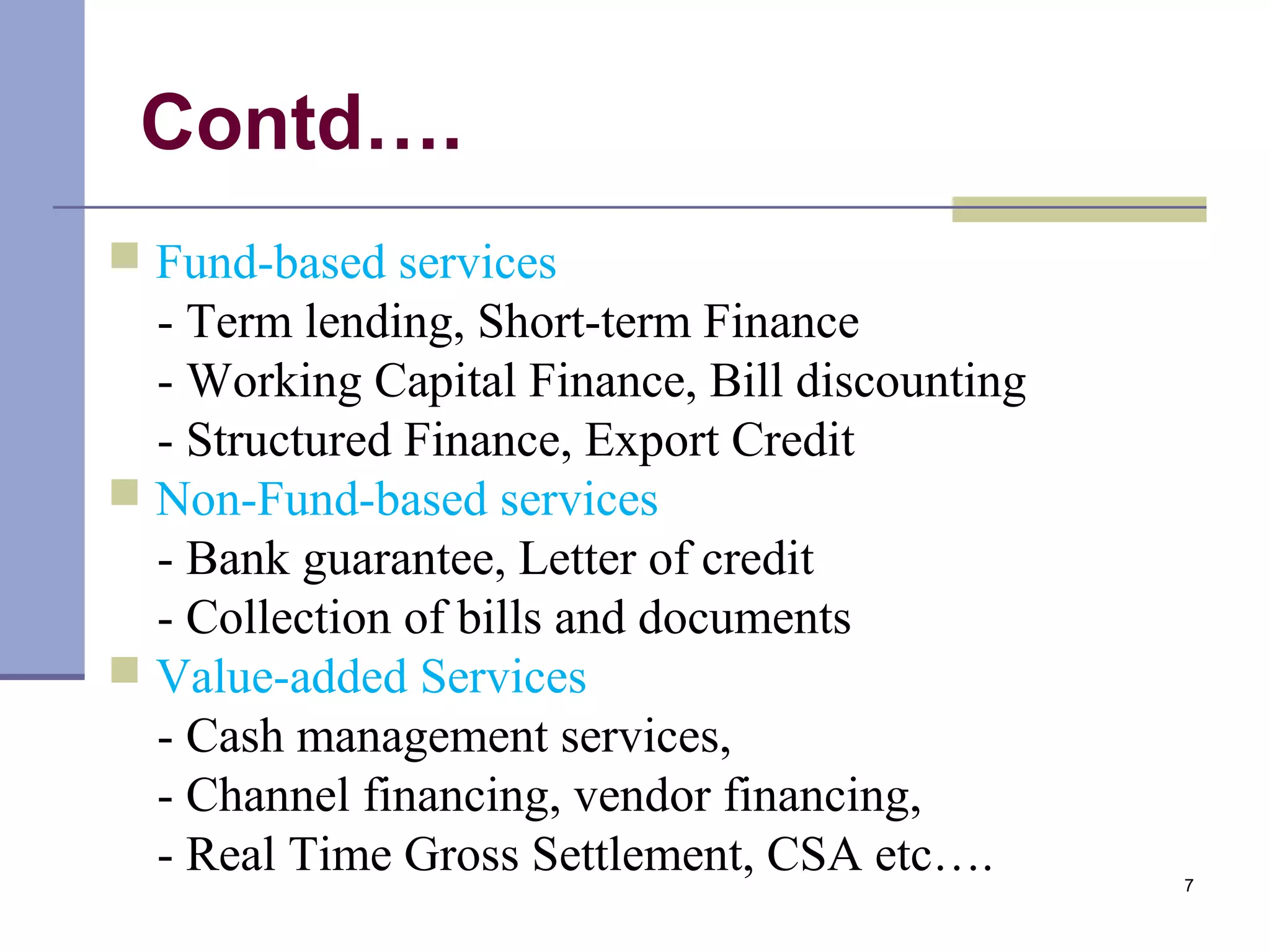 Retail & wholesale banking done | PPT