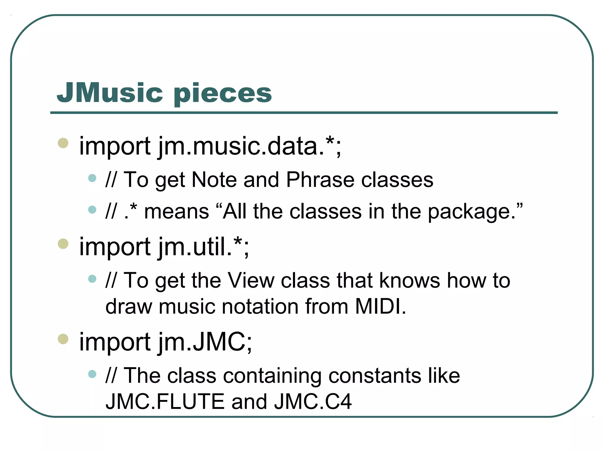 Teaching linked lists data structures using MIDI | PPT Teaching linked lists data structures using MIDI | PPT
