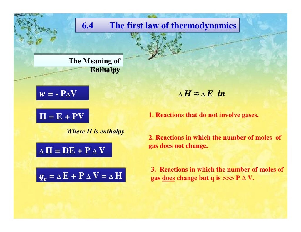Thermochemistry