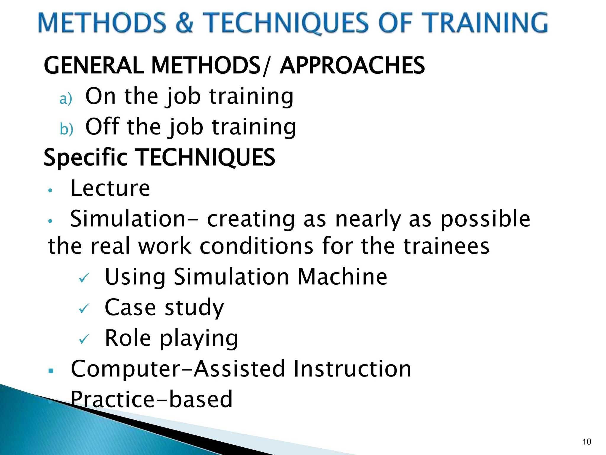 Human Resource Management: Training & Development | PPT