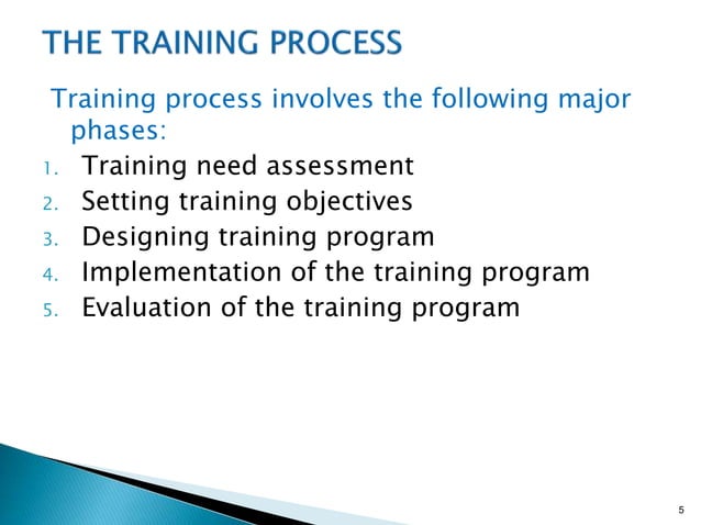 Human Resource Management: Training & Development | PPT