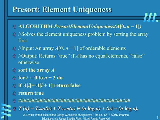 Ch6 transform and conquer | PPT | Programming Languages | Computing