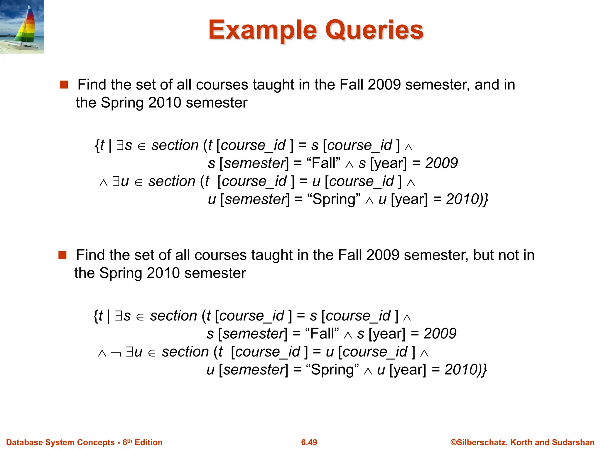 Relational Algebra and relational queries .ppt