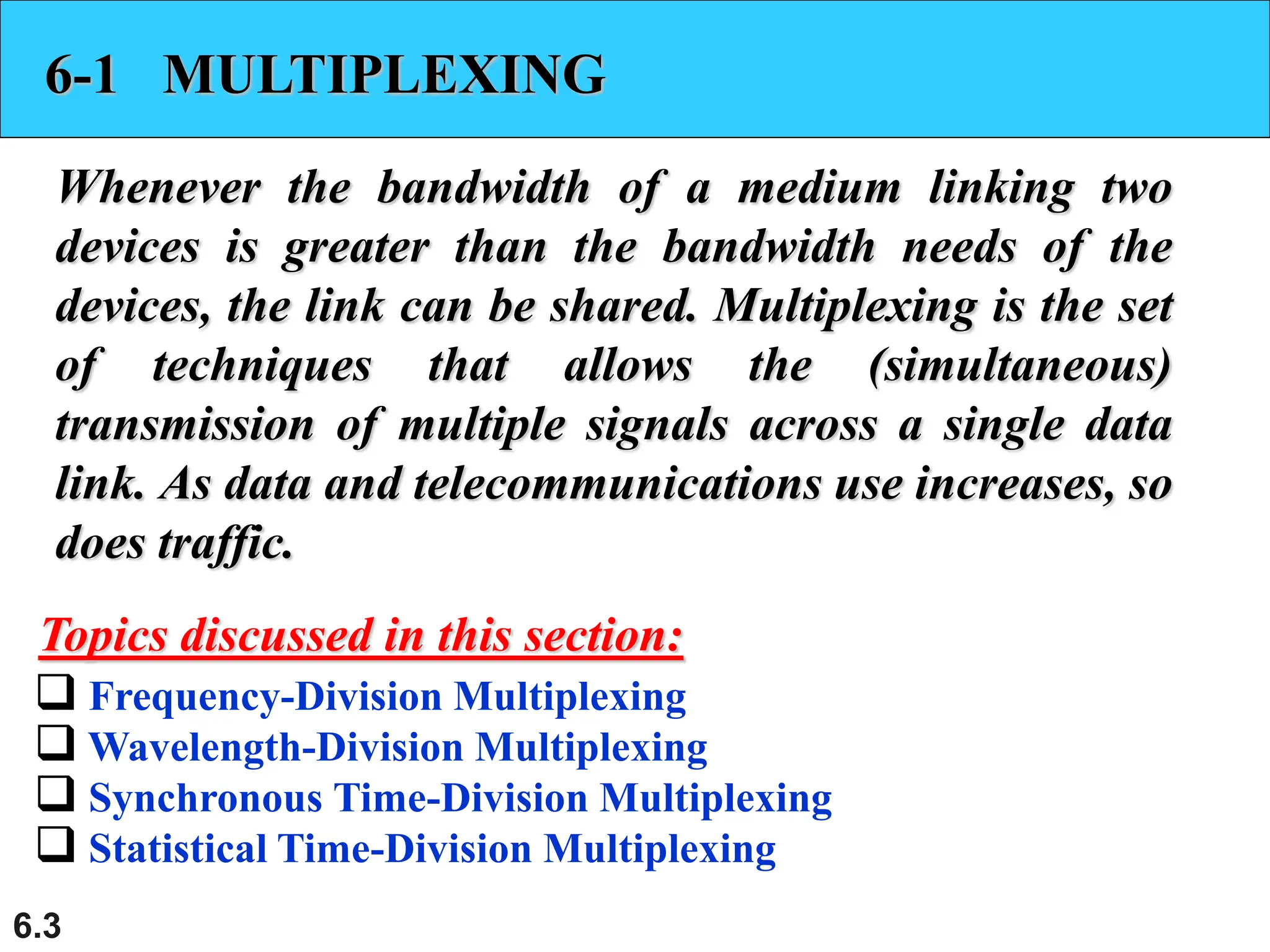 multiplexing and spreading bandwidth utilization | PPT