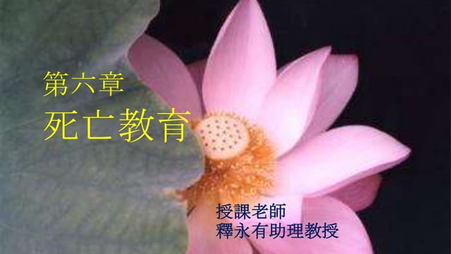 生死學 Ch6 生死教育 | PPSX | Children\'s Health | Healthy Living