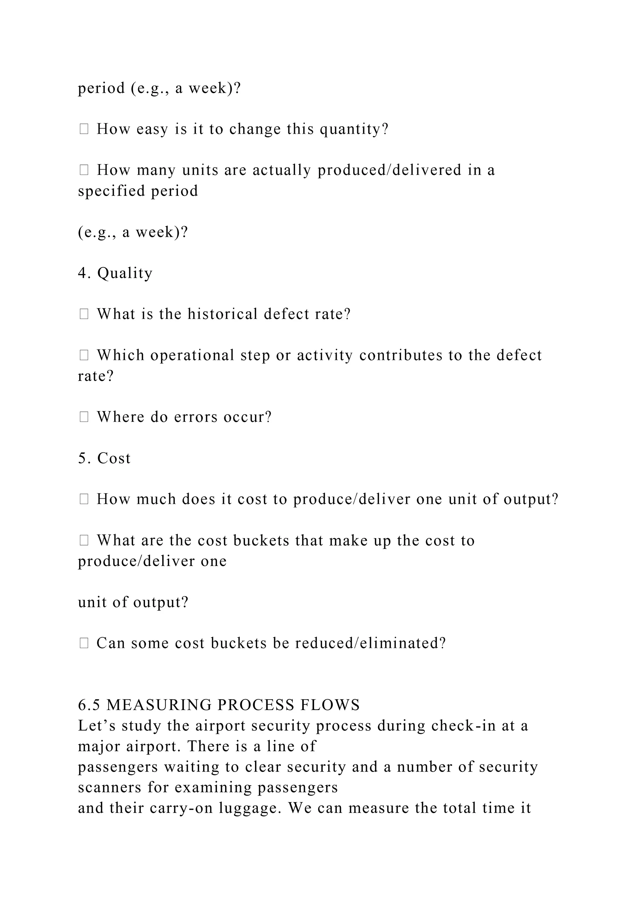 CH6 6.1 PROCESS THINKING Process thinking is the point o.docx