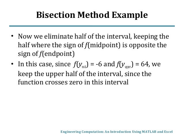 bisection method
