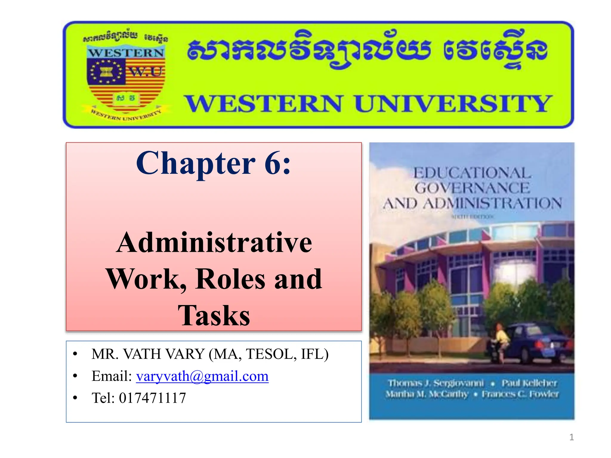 CH 6 Administrative Work, Roles and Tasks.pptx