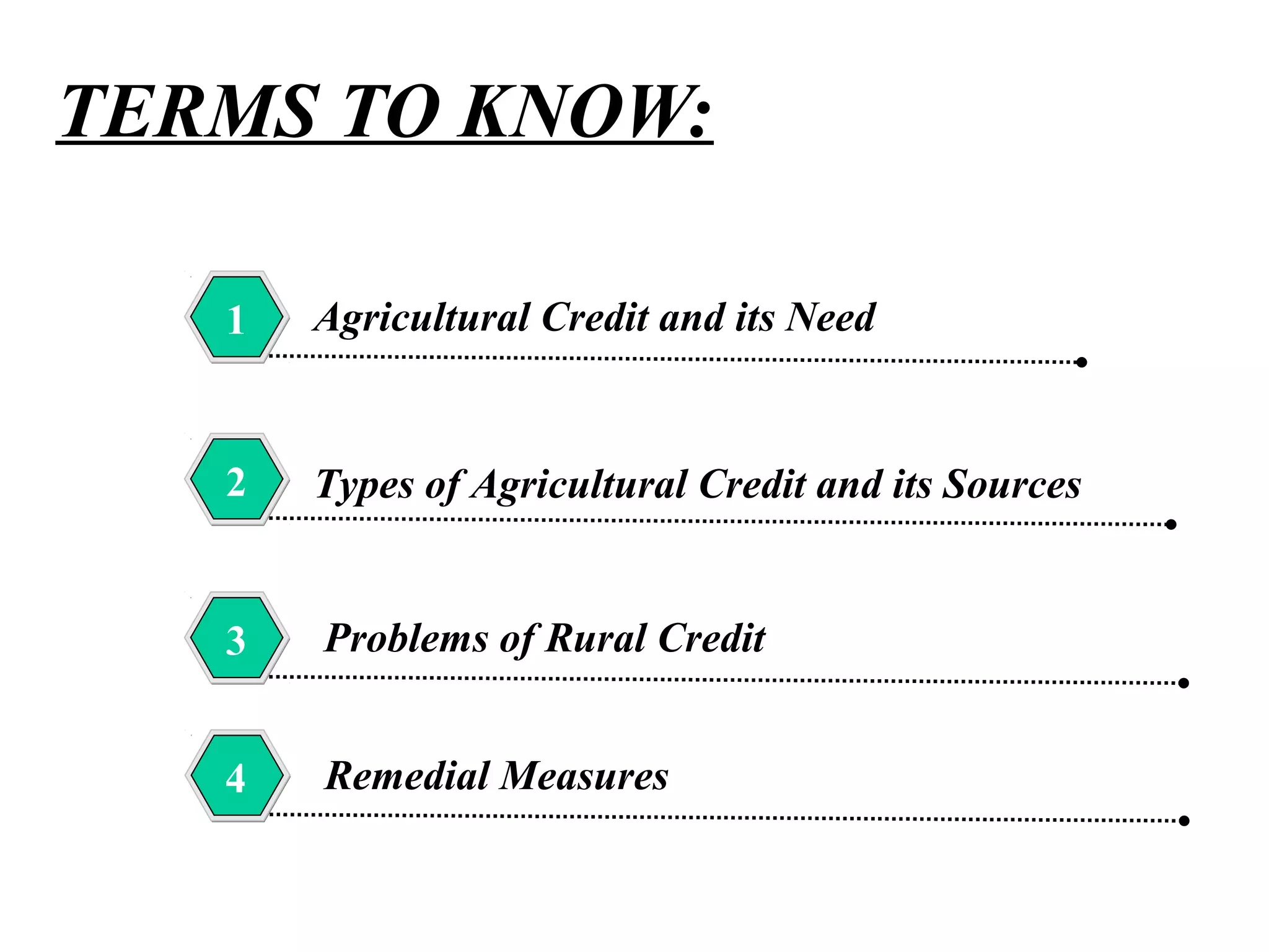 agriculture_credit | PPT