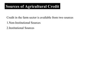 agriculture_credit | PPT