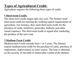 agriculture_credit | PPT
