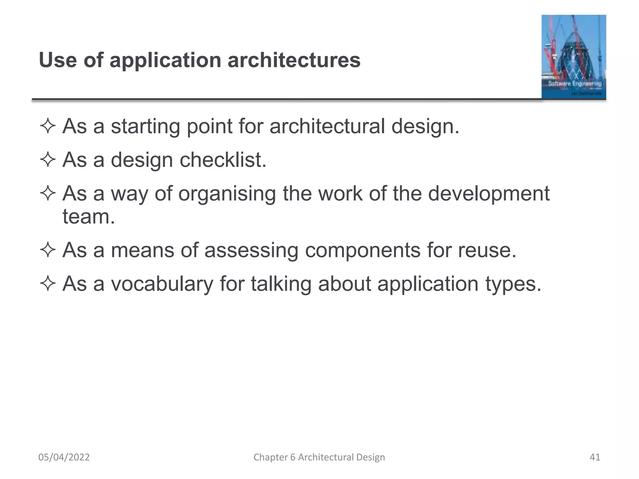 Ch6 - Architectural Design | PPTX