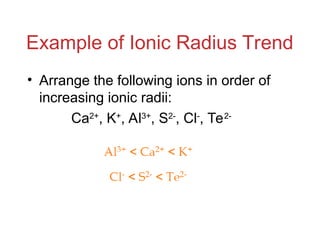CH6 atomic radius trends - Atomic radius, ionization energy, ionic radius and electronegitivity ...
